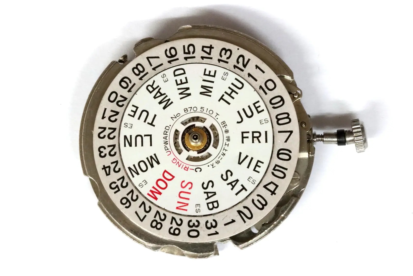 Seiko 6309A automatic movement crown 3 o'clock | Speedtimerkollektion